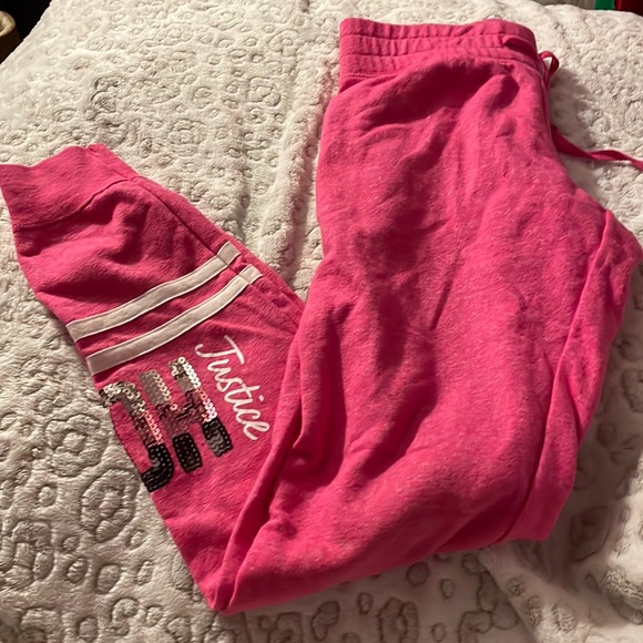 Shirts & Tops | Justice New Sweatpants Says Justice Hoops On The Leg ...